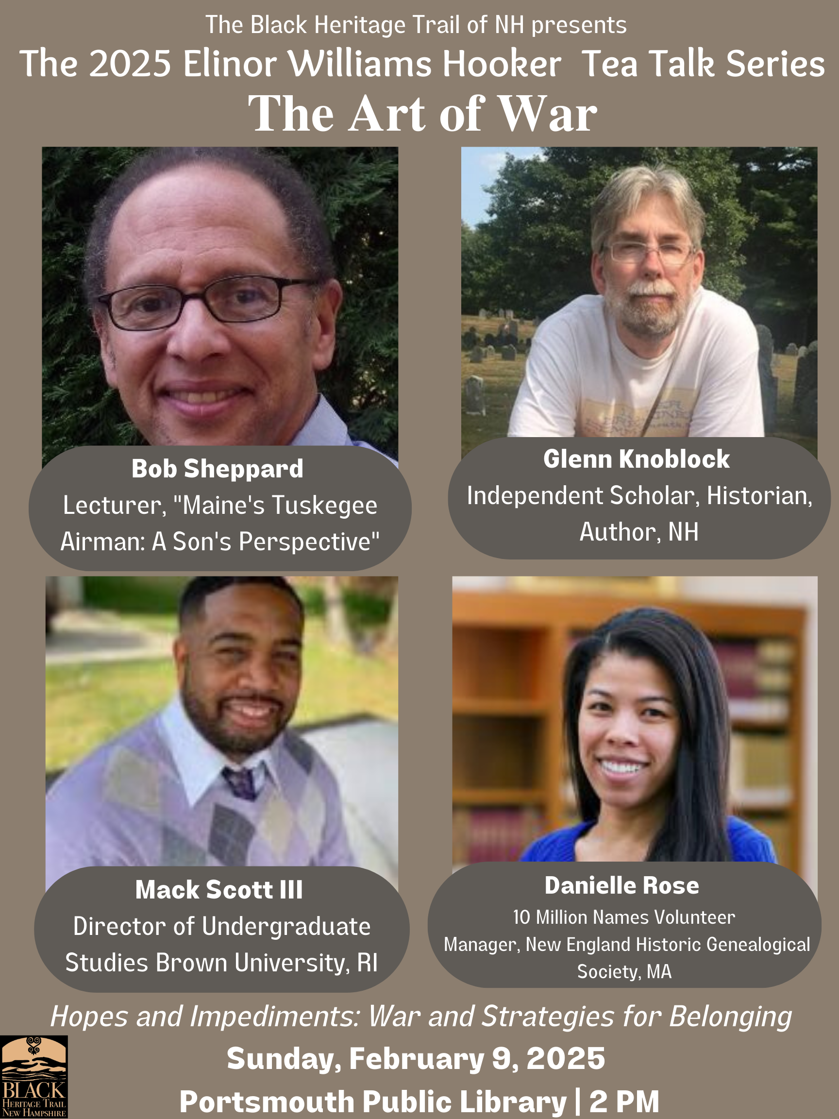 War and Strategies for Belonging Amid Conflict Featured in Second Black Heritage Trail of NH Tea ...